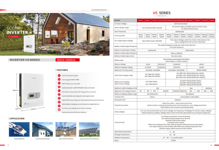 VS Series Catalog Techfine | PDF