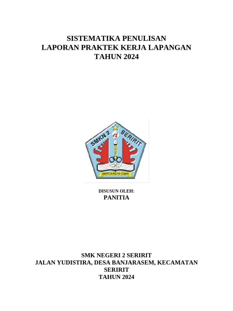 Sistematika Laporan Pkl 2024 | PDF