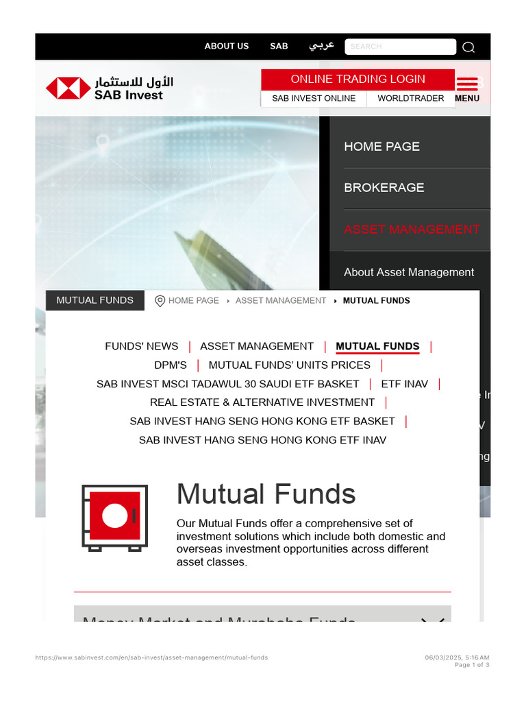 Comprehensive Mutual Fund Solutions | PDF | Exchange Traded Fund ...