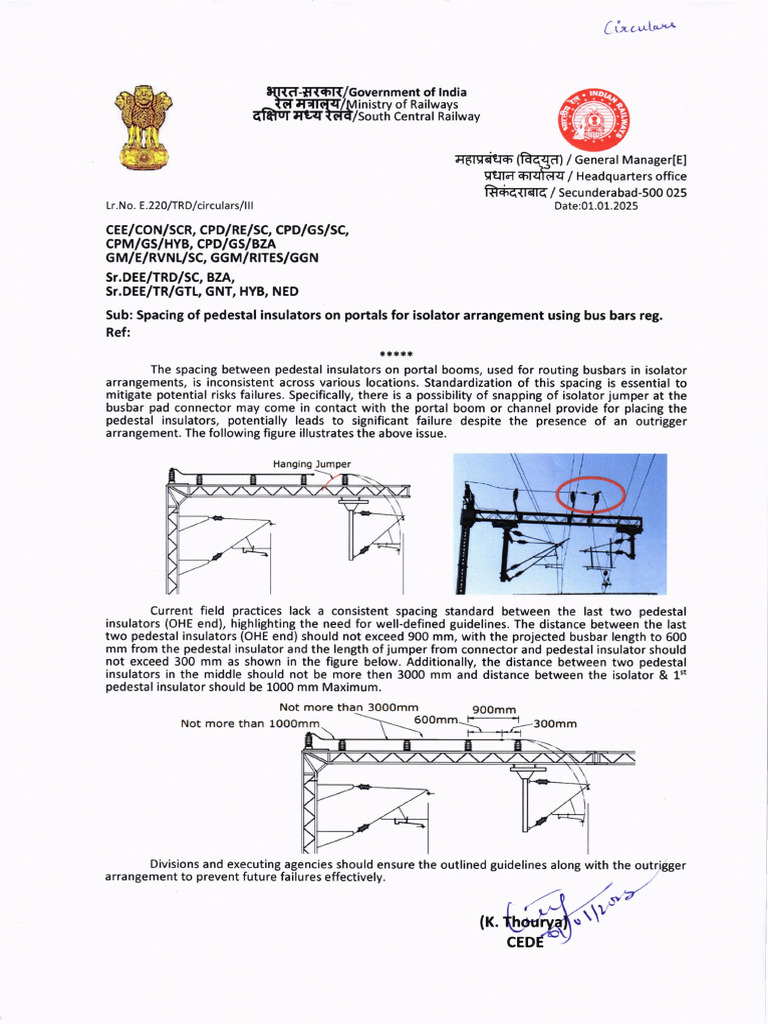 Guidelines for Insulator Spacing Standards | PDF | Electrical ...