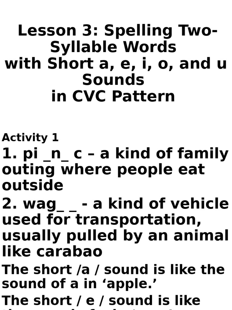 Lesson 3 | PDF