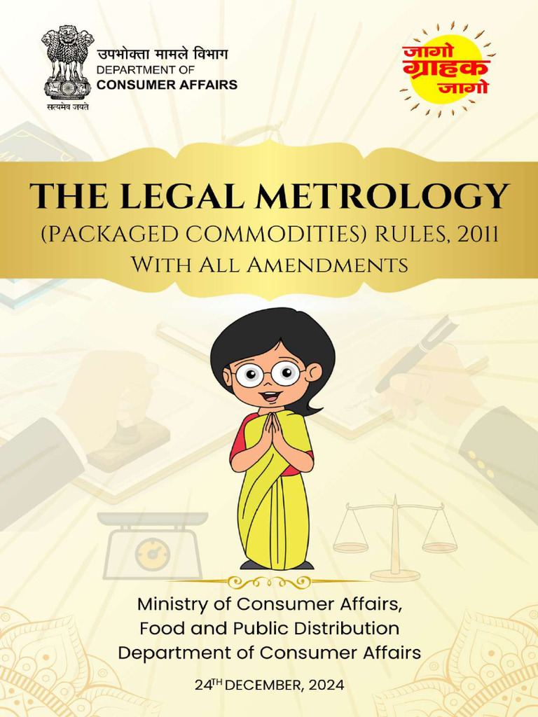 Legal Metrology Packaged Commodities Rules | PDF | Rupee