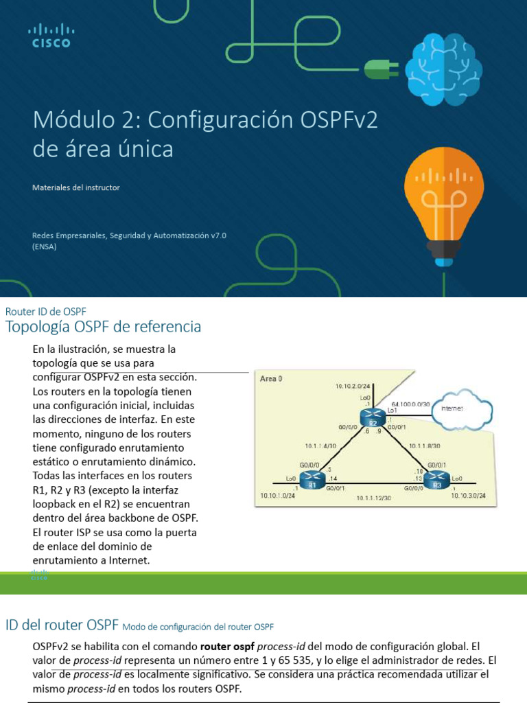 Presentación Capitulo 2 | PDF | Enrutador (Computación) | Protocolos de internet