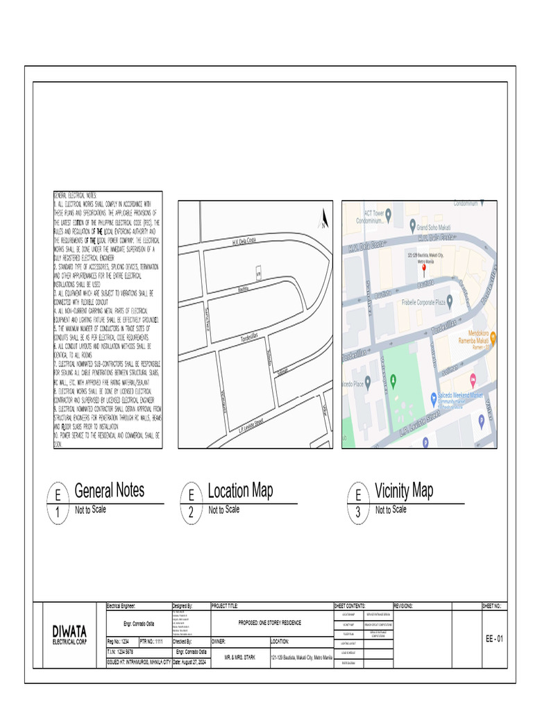 Electrical Design - Group 1 - Ee114 1 - B10 | PDF