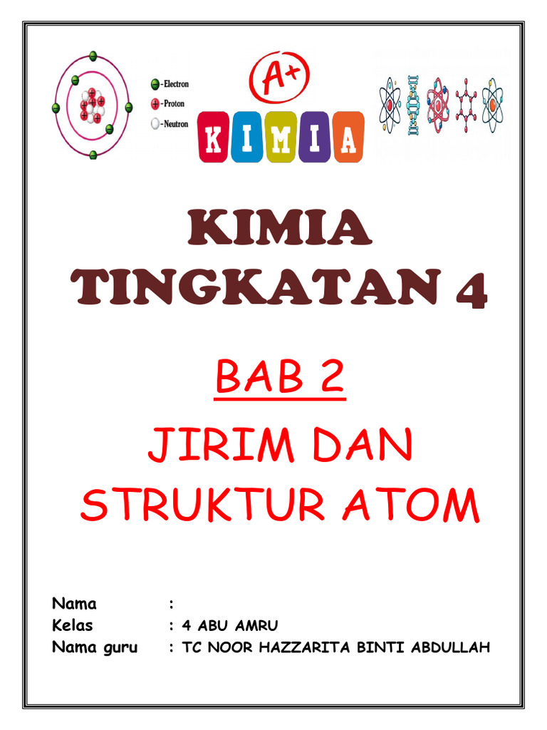 Bab 2 Jirim Dan Struktur Atom | PDF