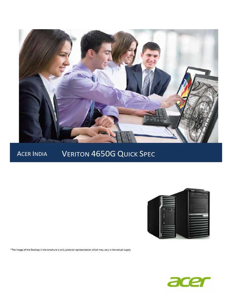 Veriton m4650g Brochere - New | PDF | Personal Computers | Bios