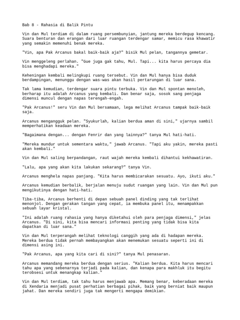 Bab 8 - Rahasia di Balik Pintu | PDF