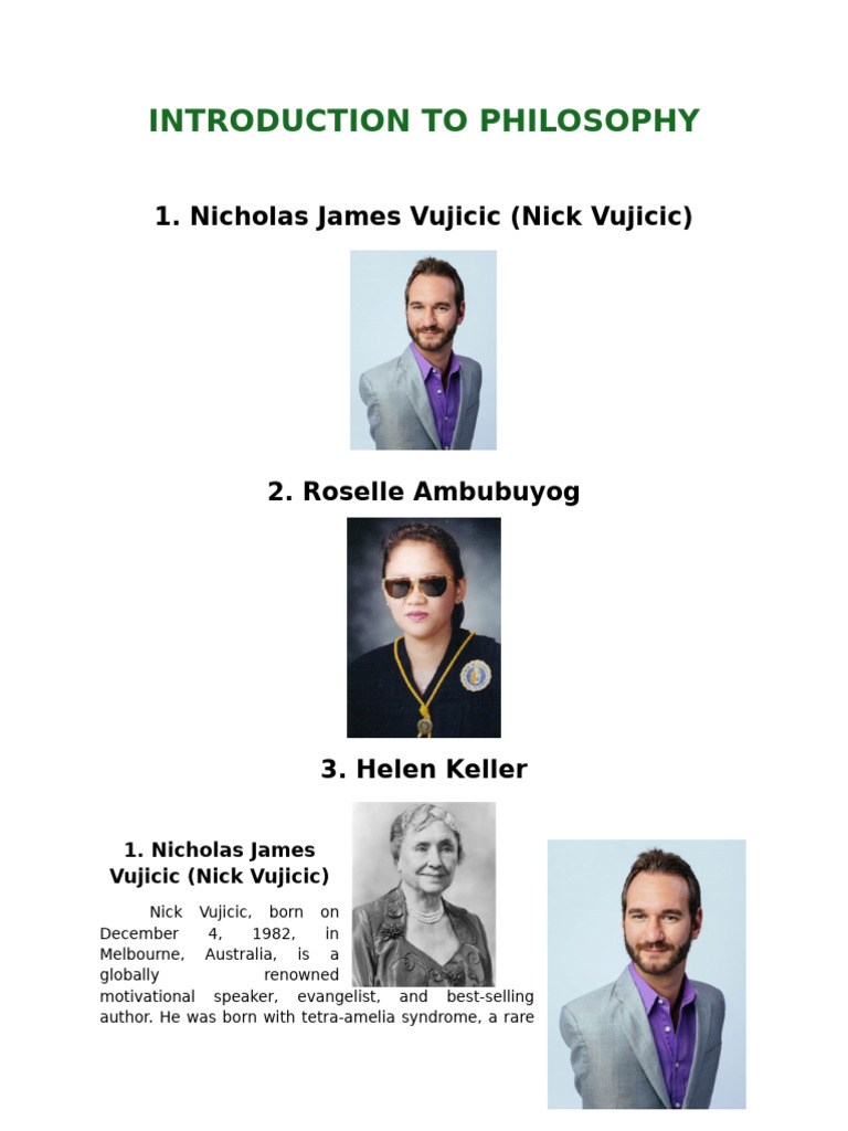 ITP PWD | PDF | Helen Keller | Visual Impairment