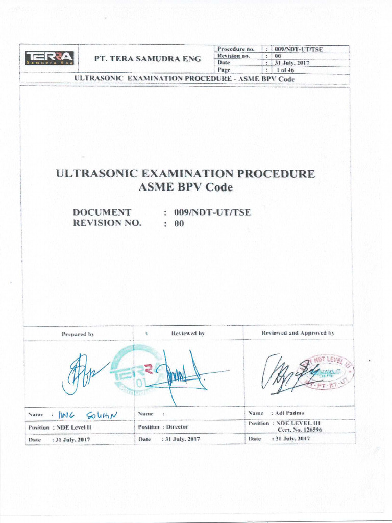 7. Ndt Procedure From Third Party ( Terra )-2-47 | PDF
