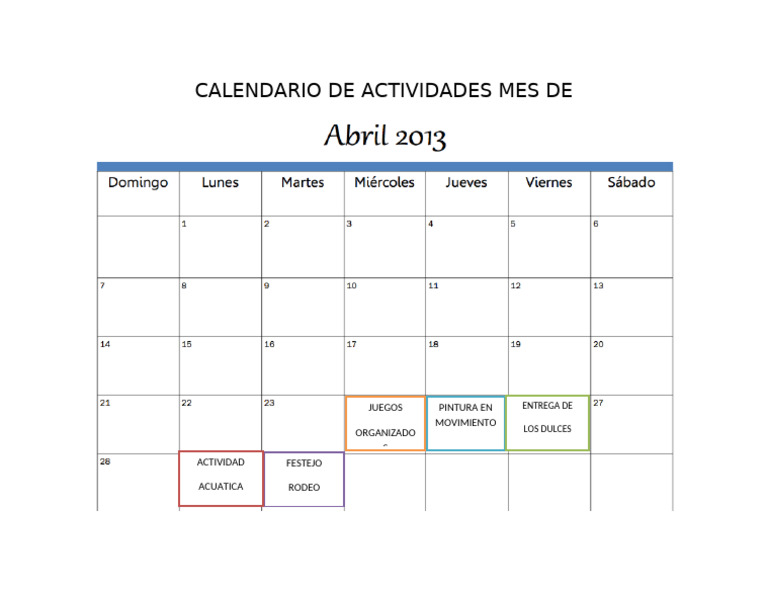 Calendar I o | PDF