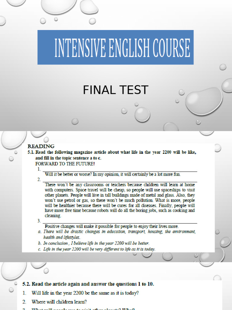 Final Test | PDF
