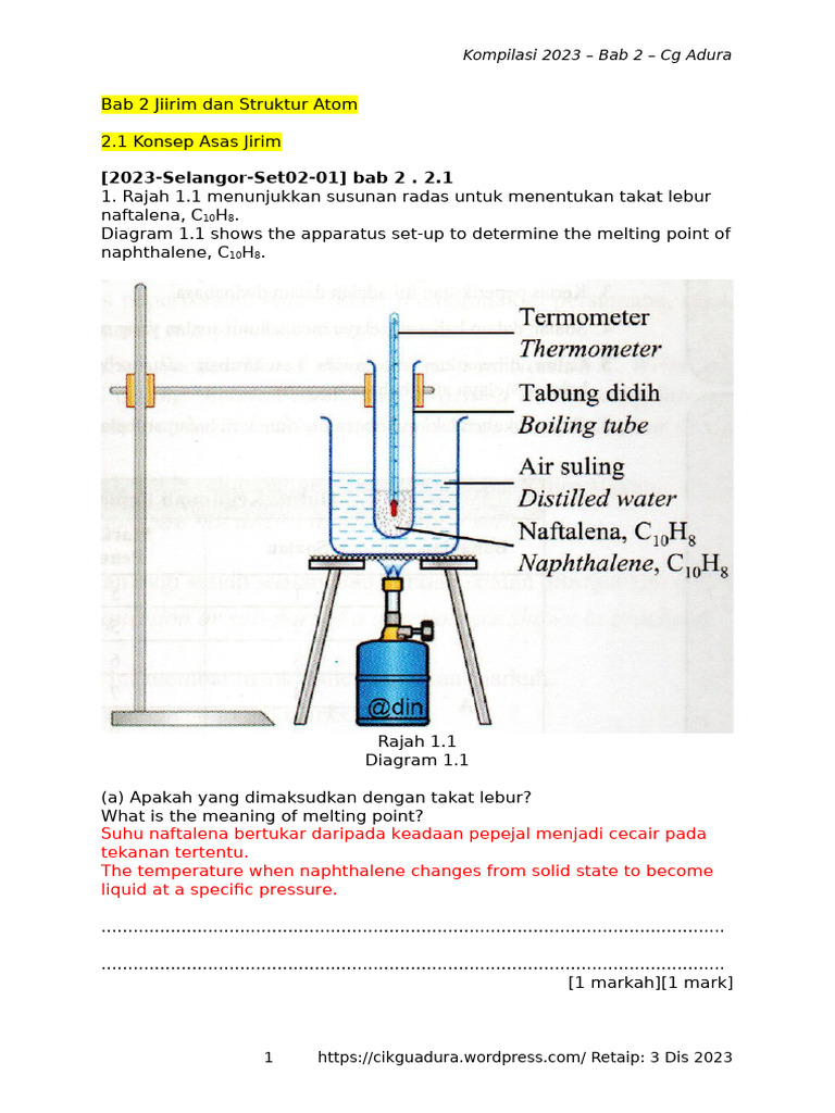 Takat Lebur dan Zarah Asetamida | PDF