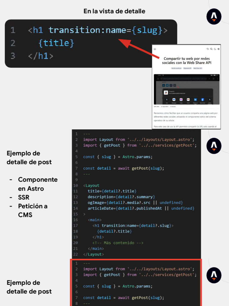 2024 View Transitions API Con Astro - Devfest-31-42 | PDF