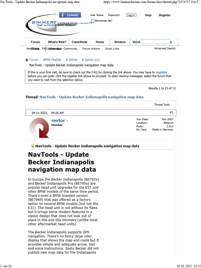 NavTools - Update Becker Indianapolis Navigation Map Data | PDF | Compact Disc | Internet Forum