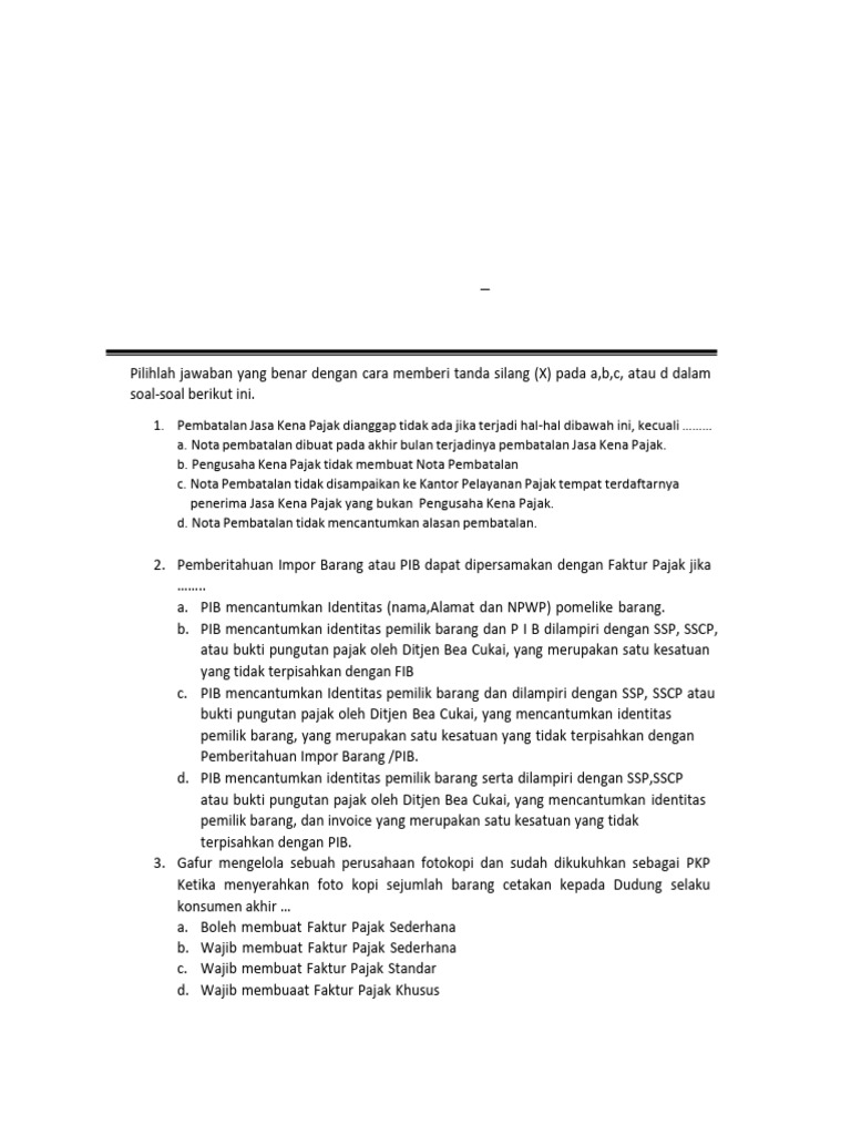 Bahan Ujian Brevet TGL 15 Juni 2024 | PDF