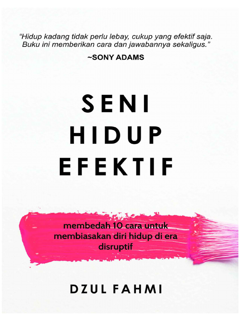Seni Hidup Efektif - Dzul Fahmi | PDF