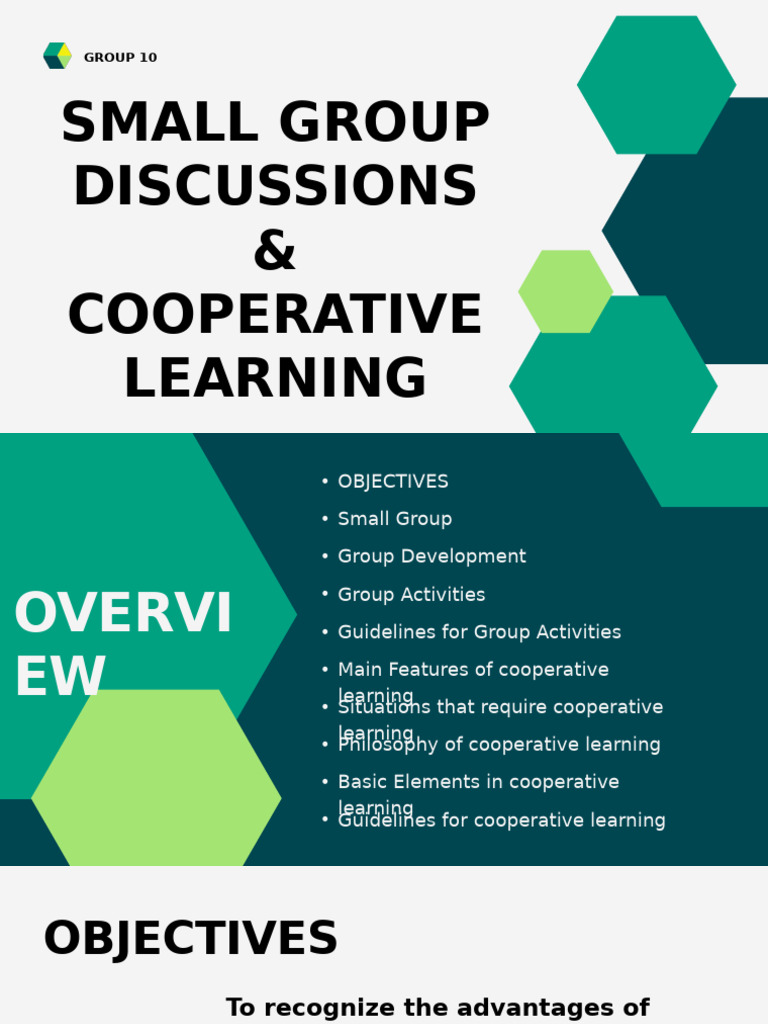 Small Group Discussions & Cooperative Learning | PDF | Learning | Teachers