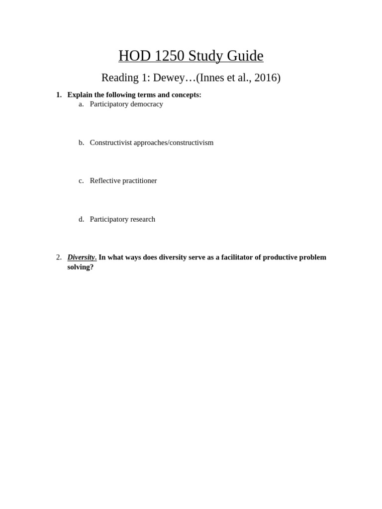 Applied Human Development Study Guide | PDF | Constructivism ...