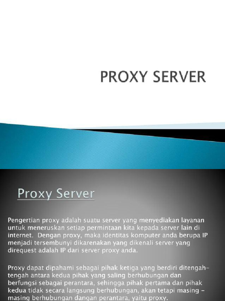 Proxy Server | PDF