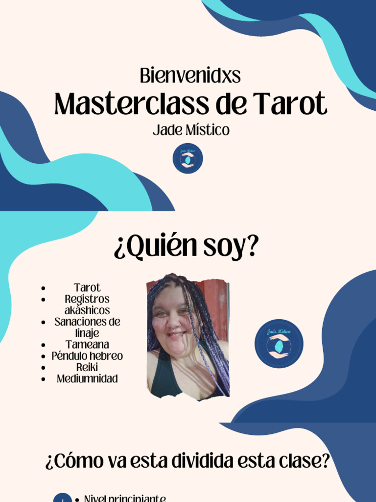 Masterclass Tarot Octubre 2024 | PDF | Tarot | Arcanos Mayores