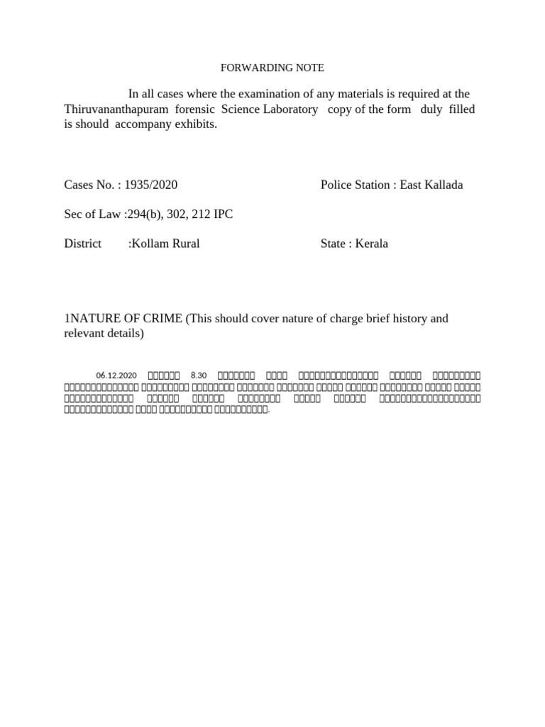 FORWARDING NOTE Cr. 1935-20 | PDF