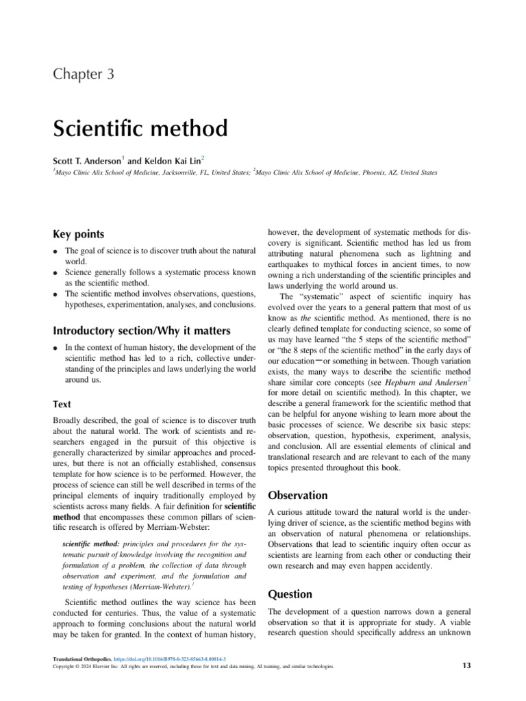 3 s2.0 B9780323856638000143 Main | PDF | Scientific Method | Experiment