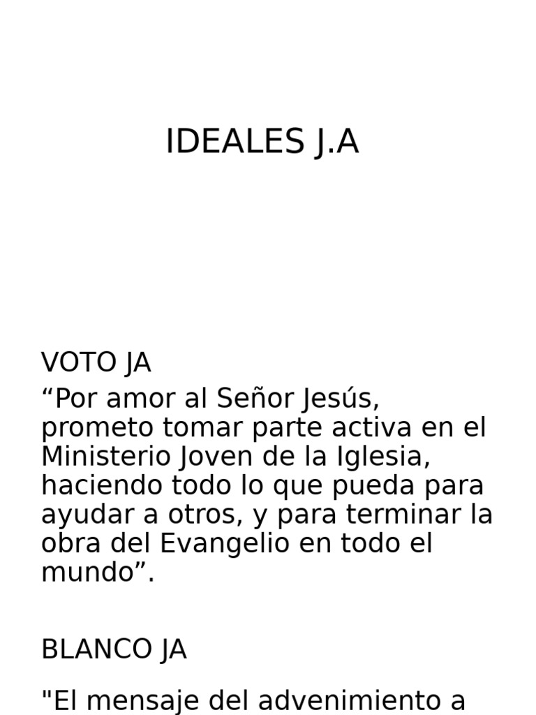 Ideales J.A | PDF
