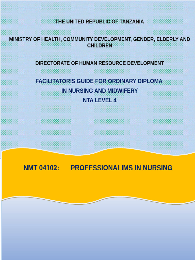 FG - NMT 04102 | PDF | Health Care | Nursing