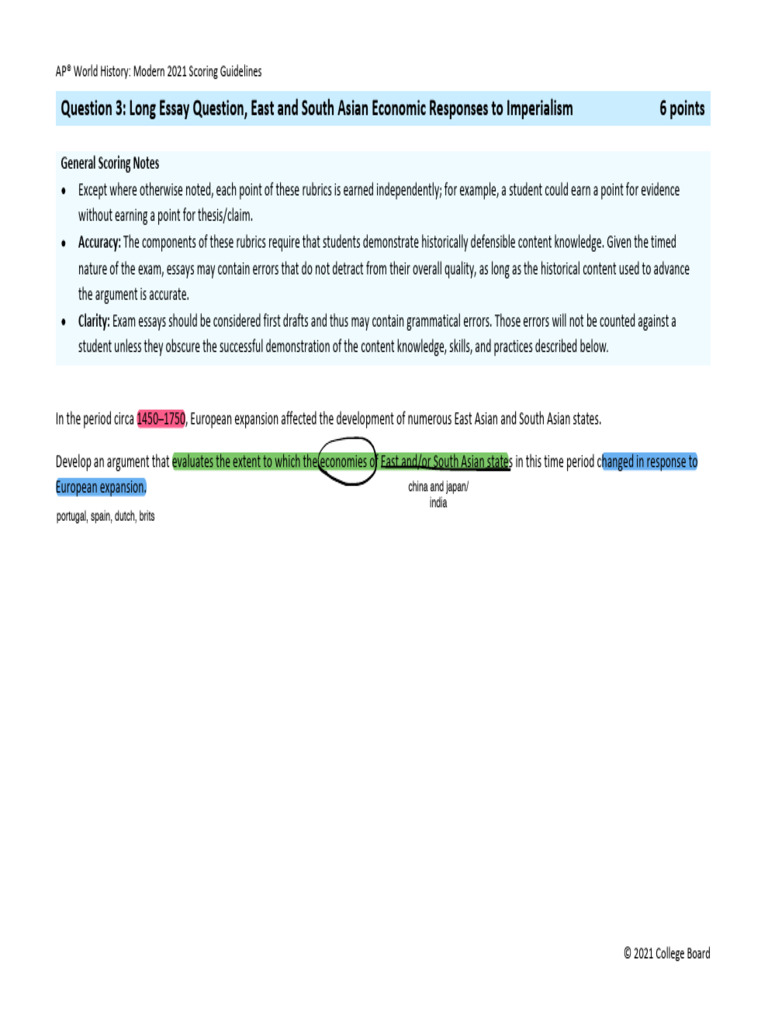 Sample Unit 4 LEQ Rubric | PDF | Argument | Age Of Discovery