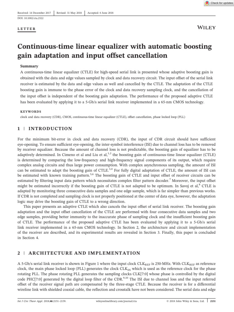 2018-International Journal of Circuit Theory and Applications ... 2018-International Journal of Circuit Theory and Applications ...