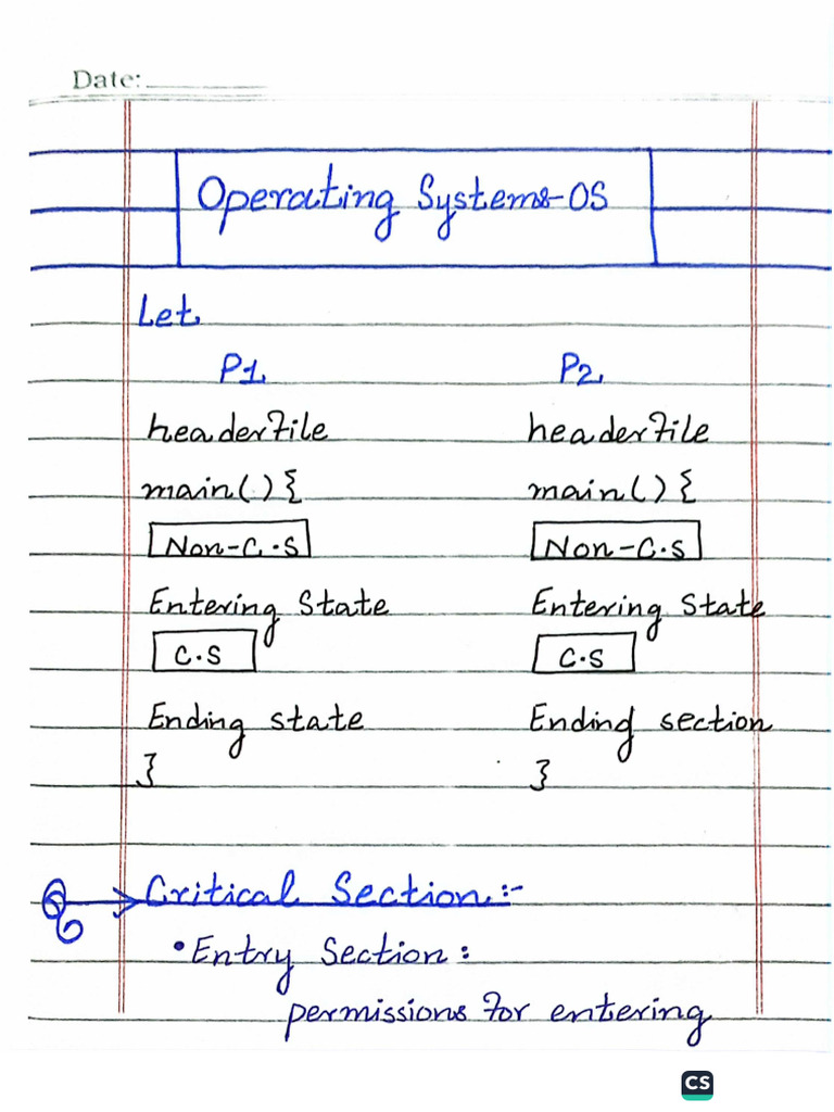 Os Notes | PDF