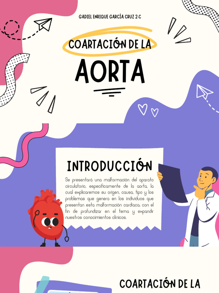 Coartacion de La Aorta by Gadiel | PDF | Aorta | Corazón