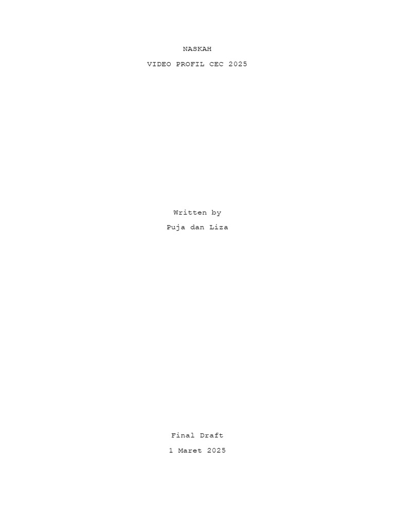 CEC 2025 Profile Video Script | PDF | Cognition | Learning