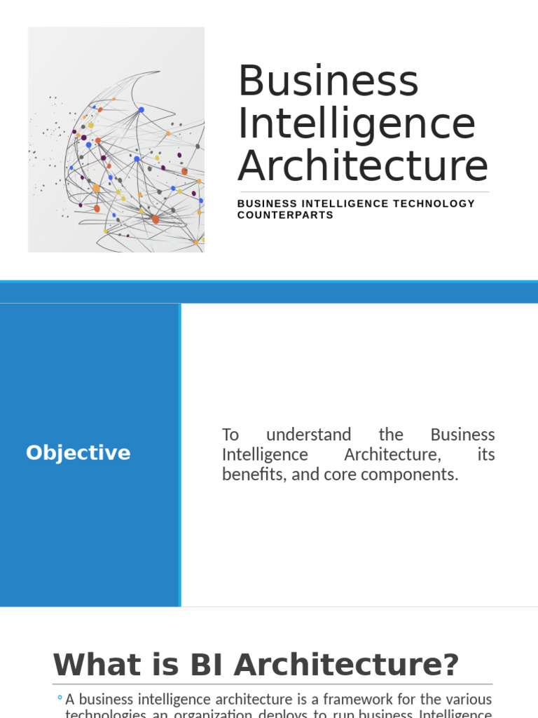 Business Intelligence Architecture | PDF | Business Intelligence | Data