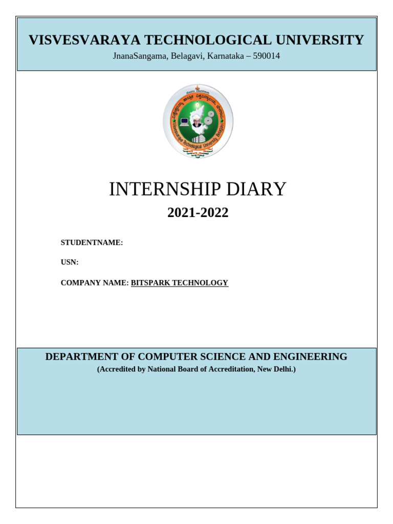 Internship Diary-2022 | PDF | Html Element | Html