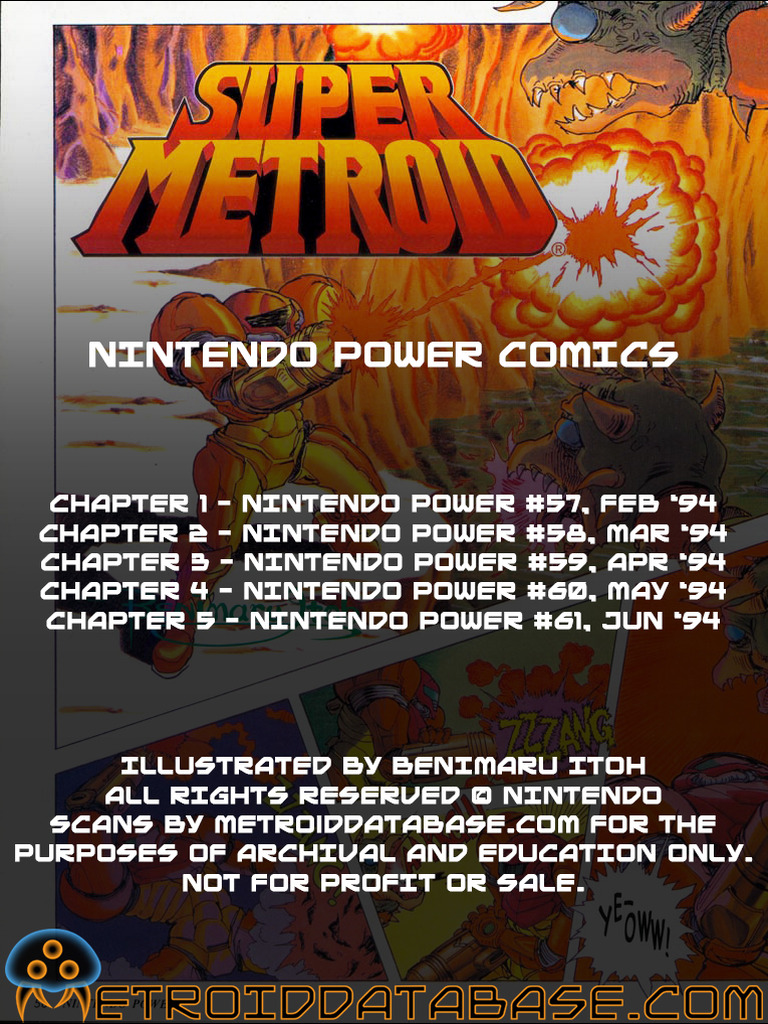 Super Metroid Nintendo Power Comic | PDF