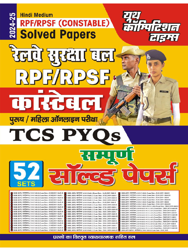 RPF Constable 2025 Exam Paper PDF | PDF