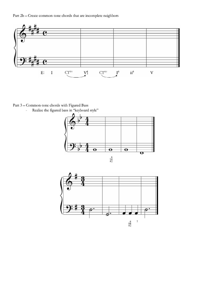 Theory - Common Tone | PDF