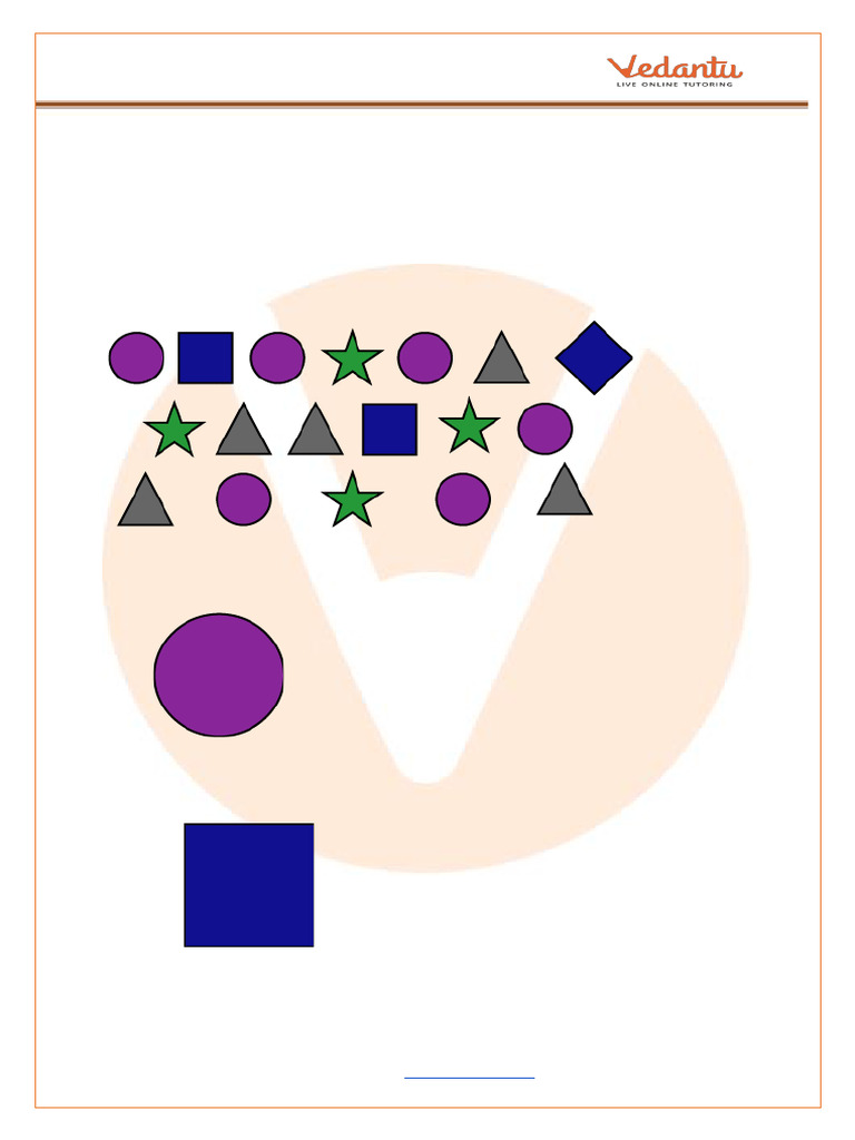 class-1-maths-worksheets-chapter-9 | PDF | Shape