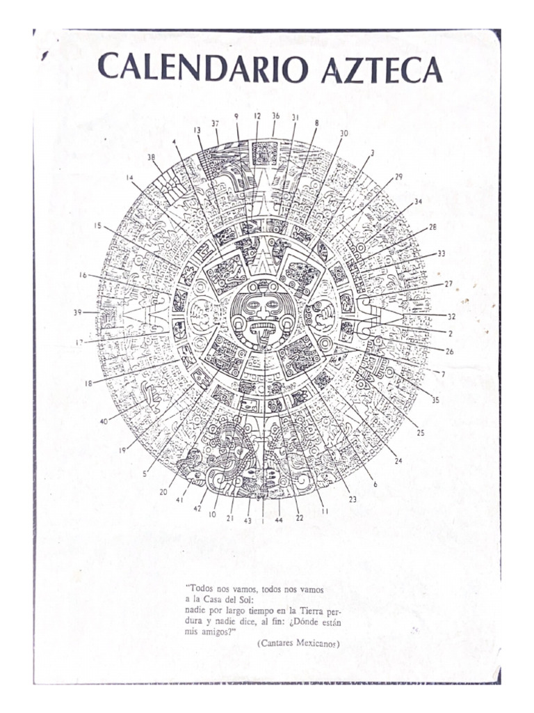 Calendario Azteca | PDF