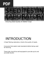 3 Equipments of Seed Testing Laboratory | PDF