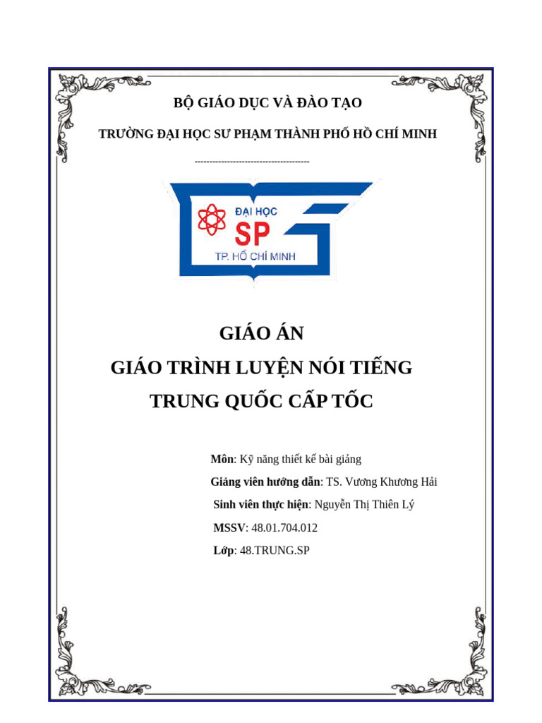 Nguy?n Th? ThiÃªn LÃ½ | PDF