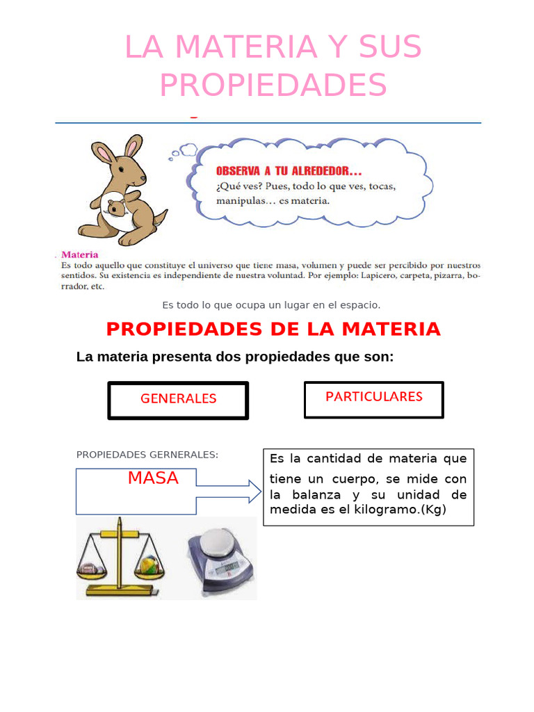 Clases La Materia | PDF
