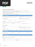 Request To Change Bank Details Form | PDF | Banks | Debit Card