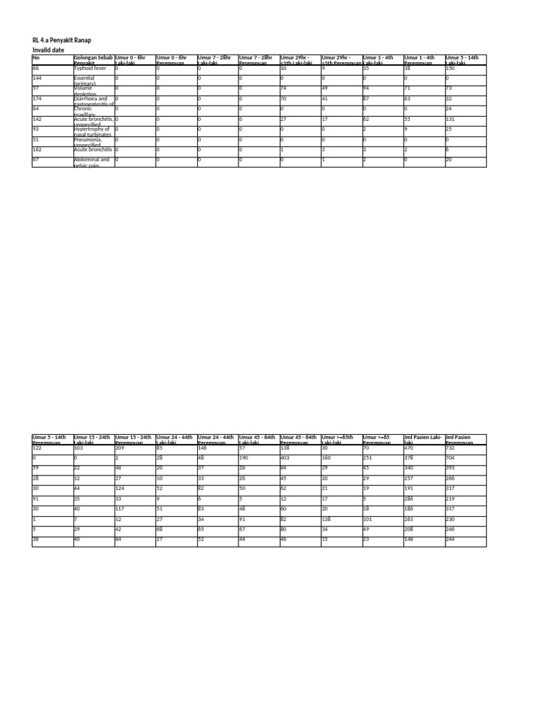 Laporan SIRS RL4 2024 | PDF