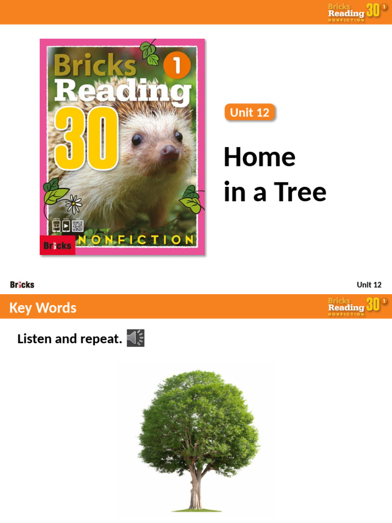 Bricks Reading 30 Nonfiction L1 SB PPT Unit 12 | PDF | Vocabulary ...