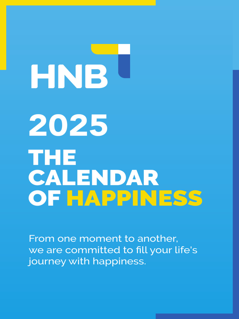 HNB Calendar of Happiness 2025 | PDF | Observances | Religious Holidays