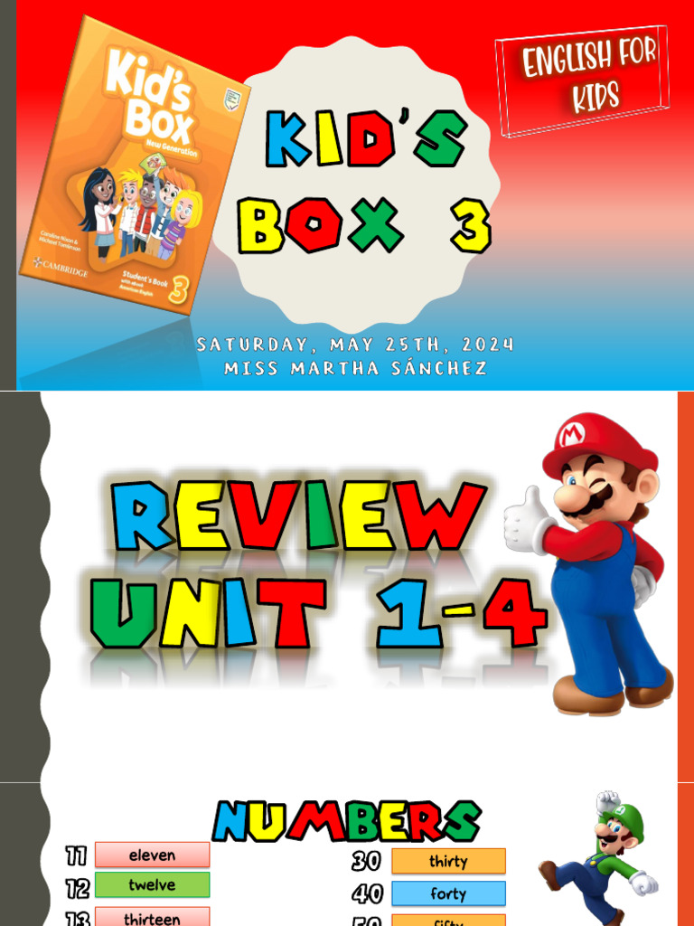 KID'S BOX 3 Review | PDF