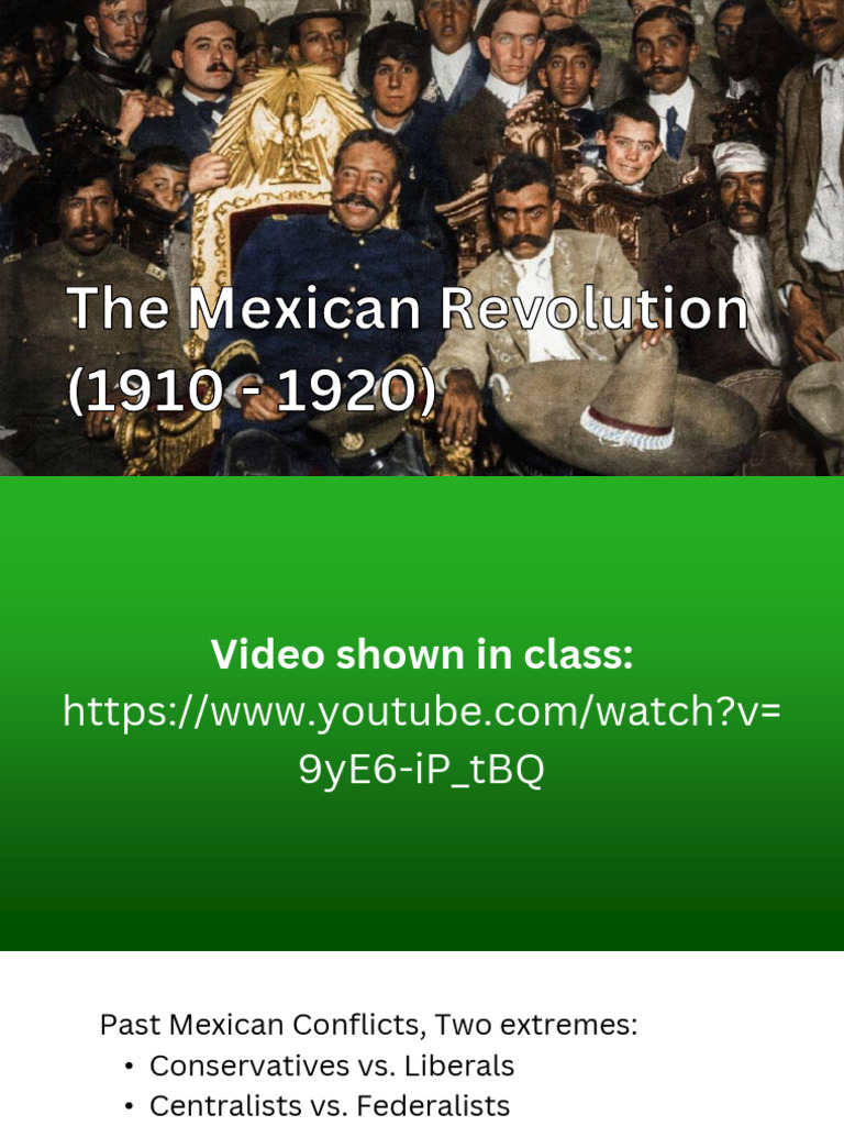 Overview of the Mexican Revolution | PDF | Military Of Mexico ...