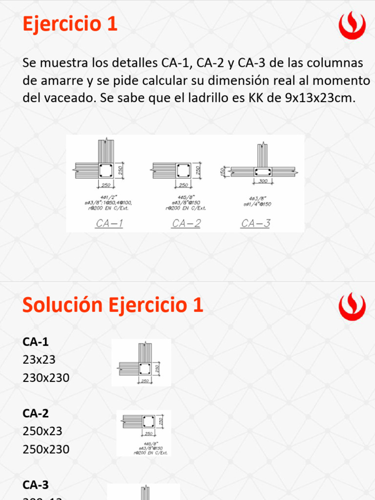 Unidad 3 - Semana 10 - Columnas - Ejercicios - 4 | PDF